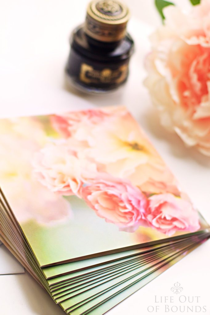 My Latest Creative Burst | Floral Art Note Cards | Life Out of Bounds